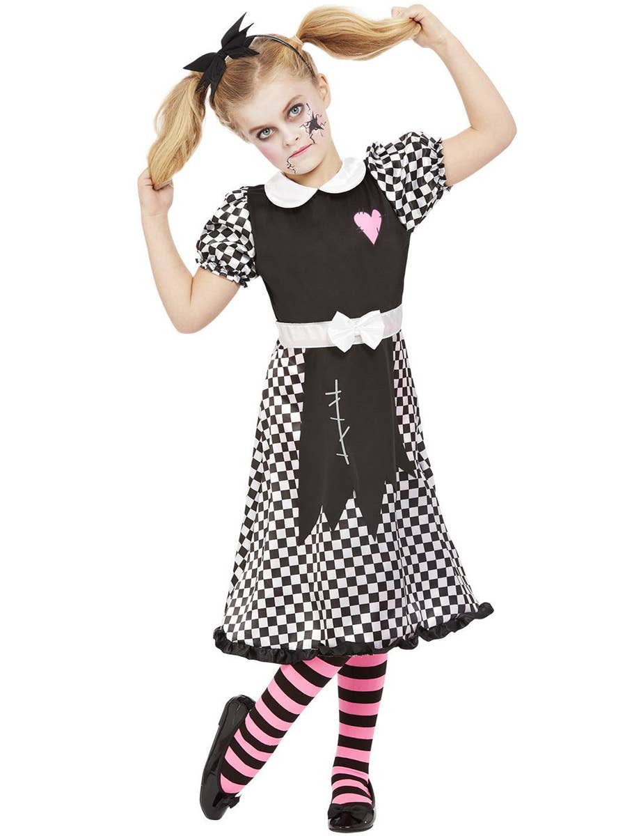 Broken Doll Costume for Girls | Girls Halloween Dress Up Costume