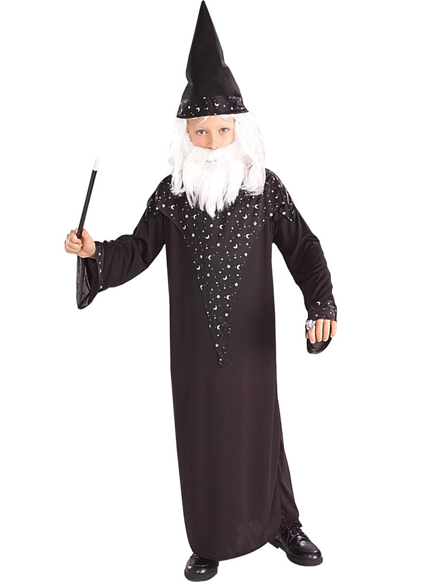 Classic Merlin Boys Costume | Wizard Dress Up Costume for Boys