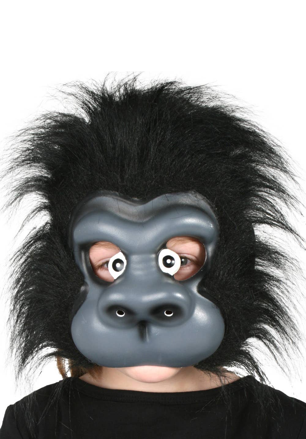 Cute Gorilla Kids Mask | Children's Gorilla Costume Mask with Fur