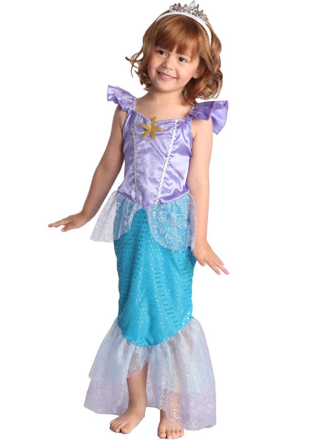Purple and Blue Toddler Mermaid Costume | Mermaid Costume for Girls