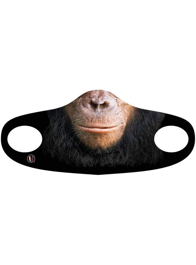 Realistic Chimpanzee Fabric Face Mask | Novelty Costume Mask for Kids