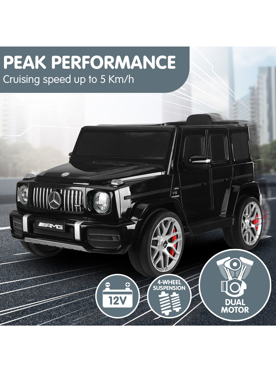 Black Mercedes Benz AMG G63 Kids Car | Childs Ride On Car