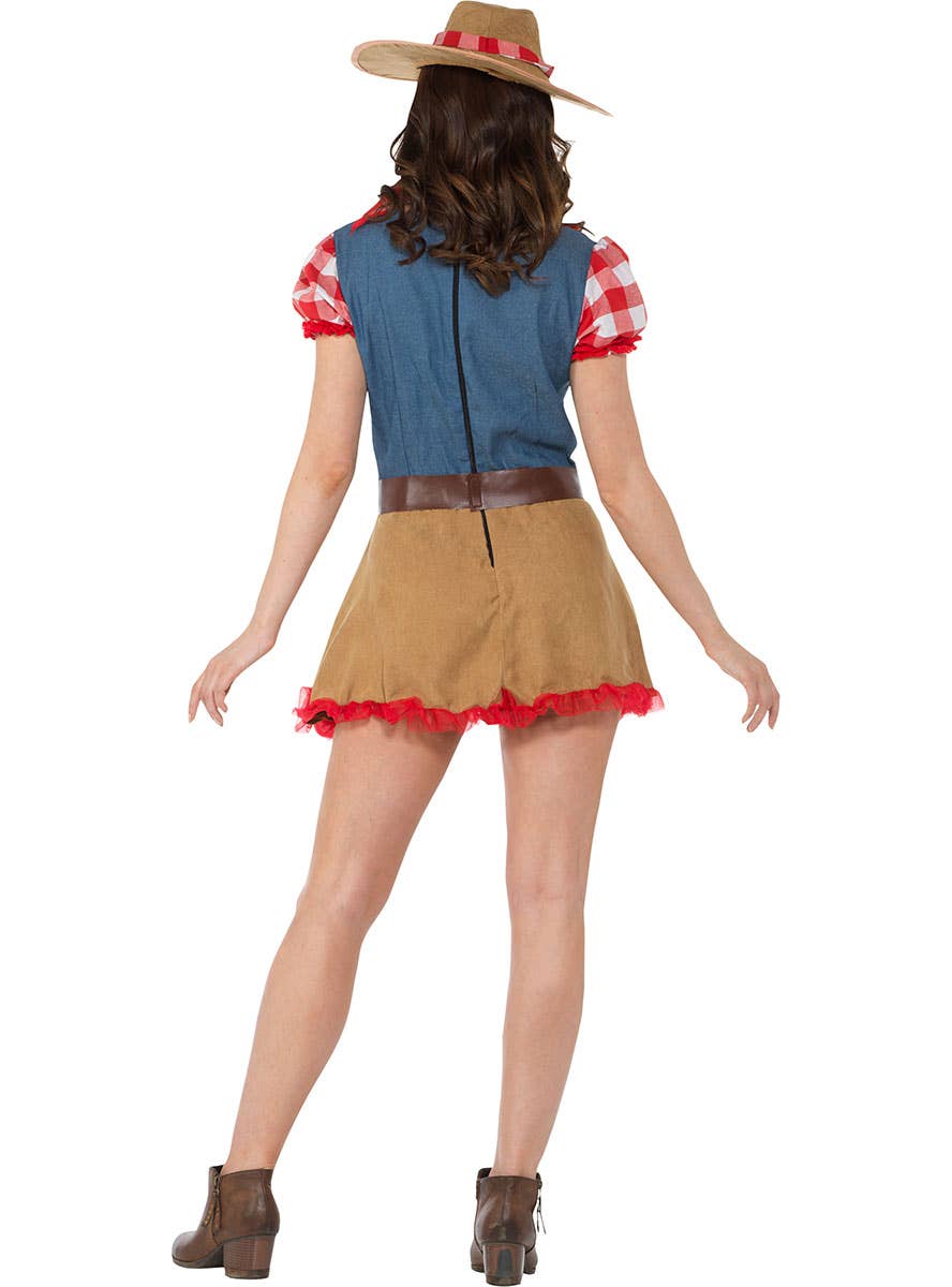 Red and Blue Womens Rodeo Cowgirl Costume | Cowgirl Costume for Women
