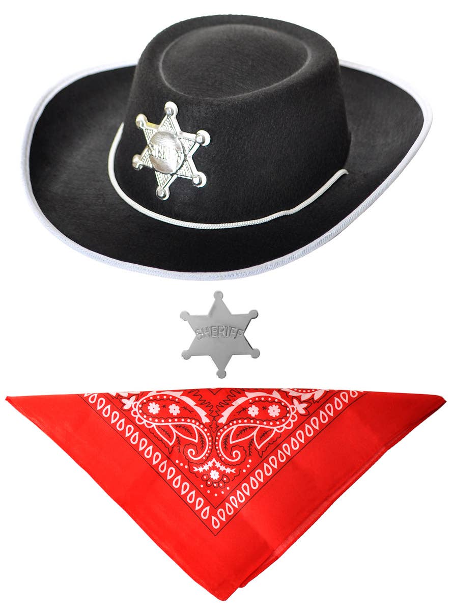 Boys Wild West Sheriff Costume Accessory Set