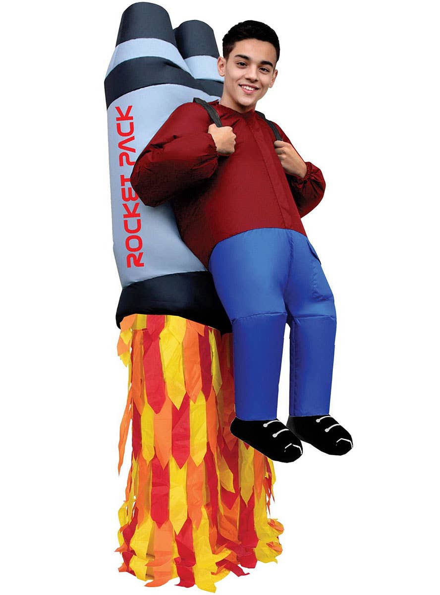 Kids Inflatable Rocket Jet Pack Costume
