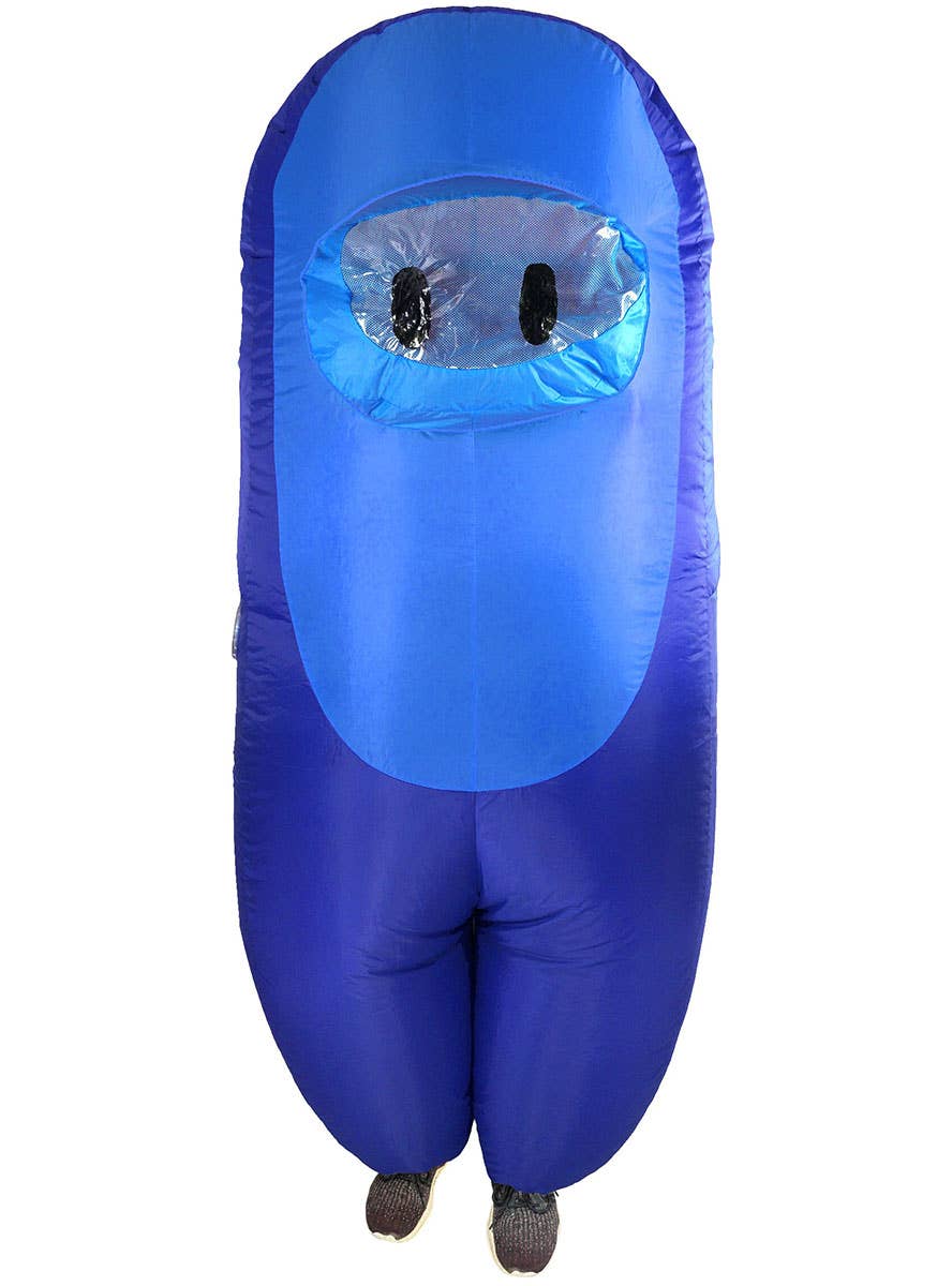 Royal Blue Kids Sus Crewmate Inflatable Costume