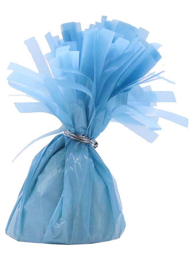 Light Baby Blue Foil Balloon Weight | Party Supplies