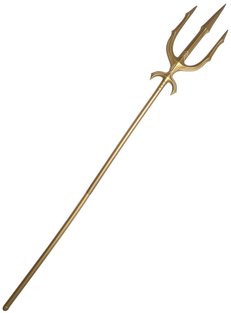 Collapsible 180cm Gold Trident Costume Weapon