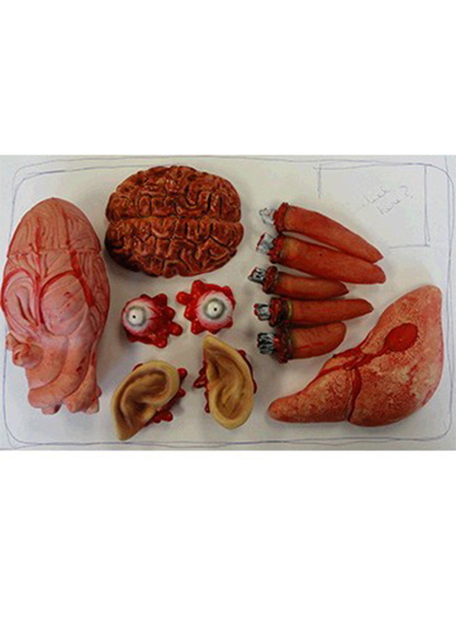 Meat Market Prop Kit | Body Parts Halloween Decoration