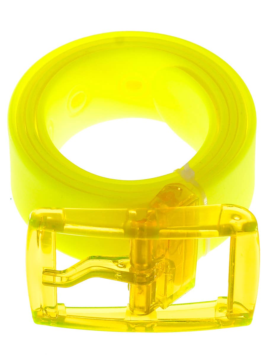 Yellow Neon 80s Costume Belt | Heaven Costumes