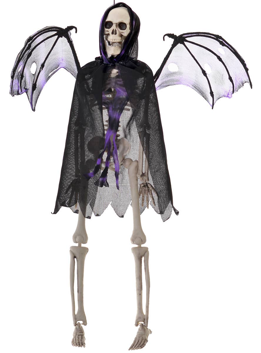 Death Skeleton with Wings Decoration | Skeleton Haunted House Prop