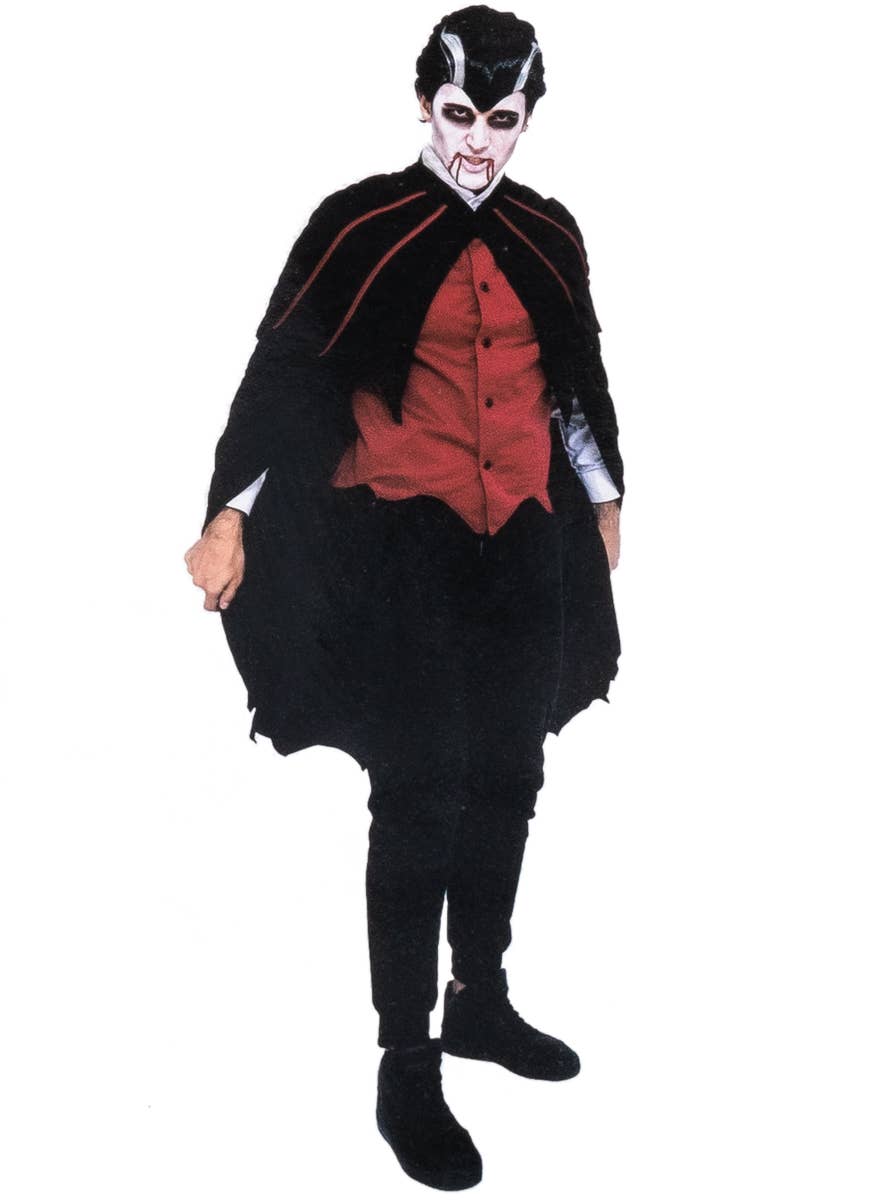 Classic Dracula Mens Vampire Costume | Halloween Costume for Men