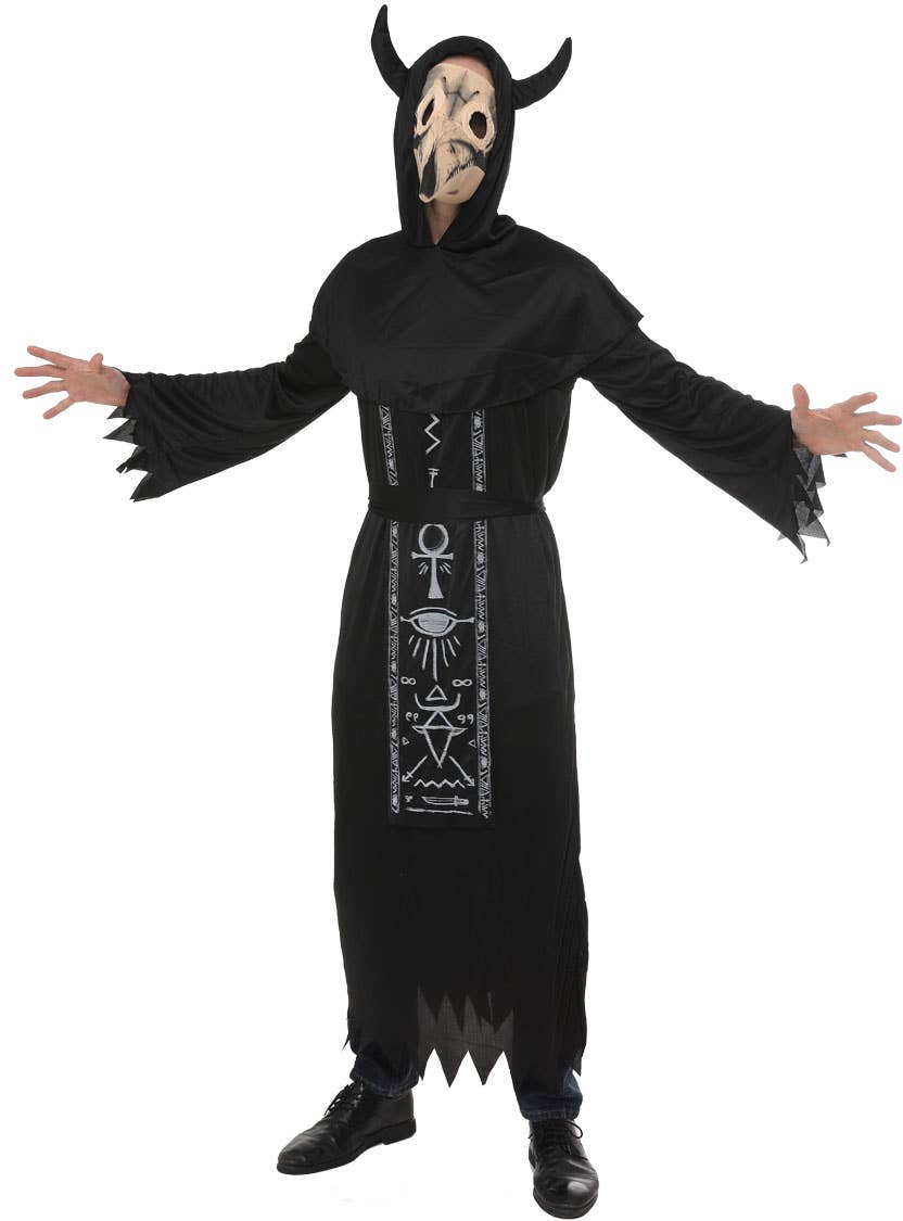 Dark Satanic Priest Mens Costume | Mens Priest Halloween Costume