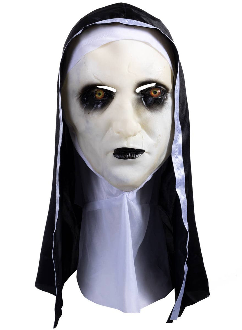 Valak The Nun Full Head Latex Mask | Conjuring Nun Costume Mask