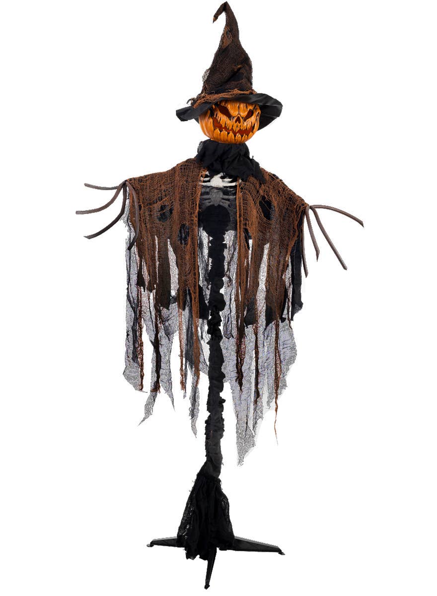 Animated Pumpkin Scarecrow | Standing Animated Halloween Decoration