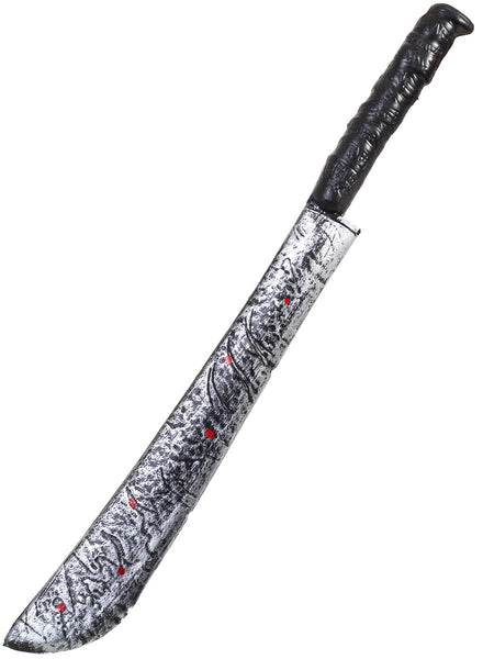 75cm Bloody Costume Machete | Blood Splattered Halloween Machete