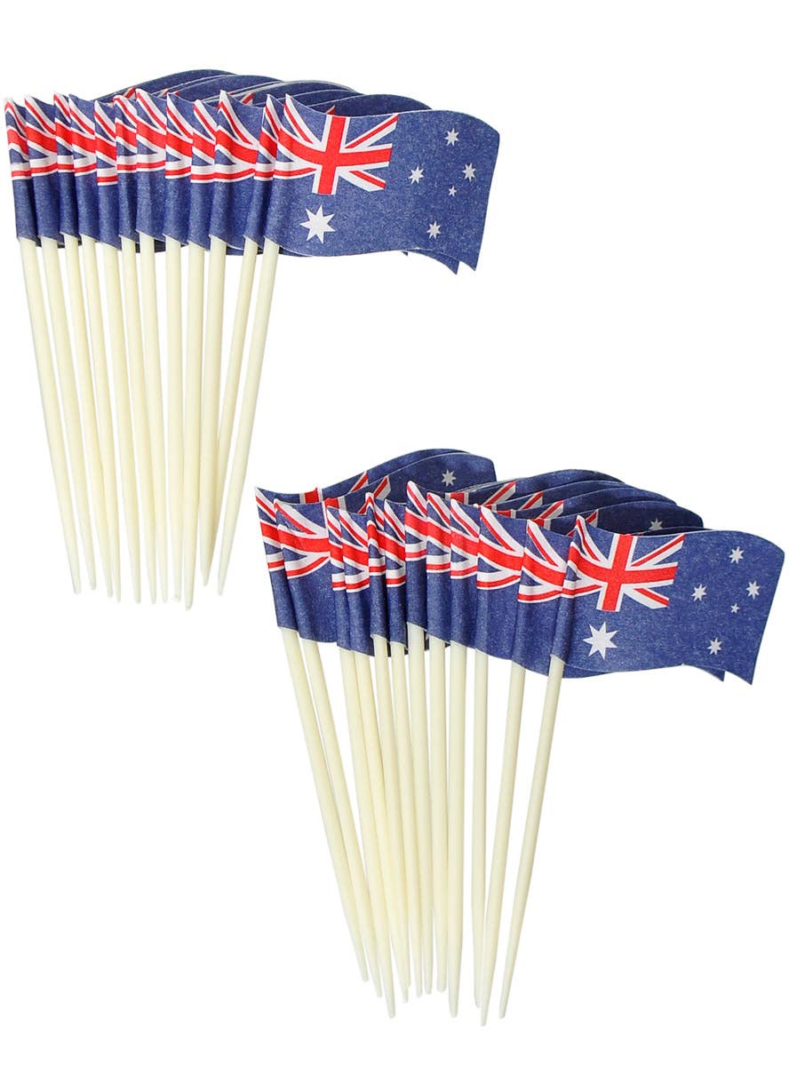 Pack of 24 Australian Flag Paper Toothpicks