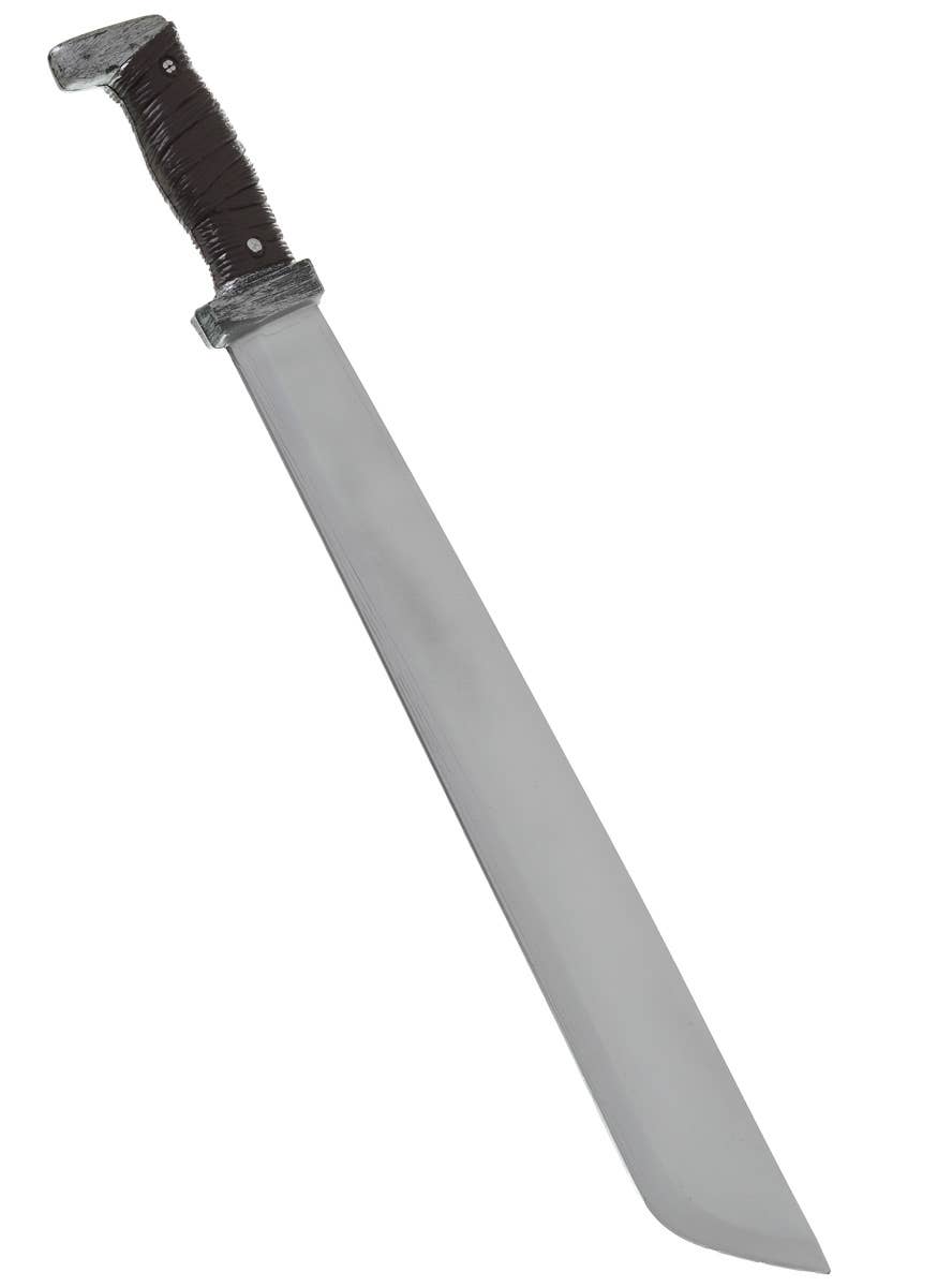 Silver Horror Machete Costume Weapon | Realistic 68cm Halloween Machete