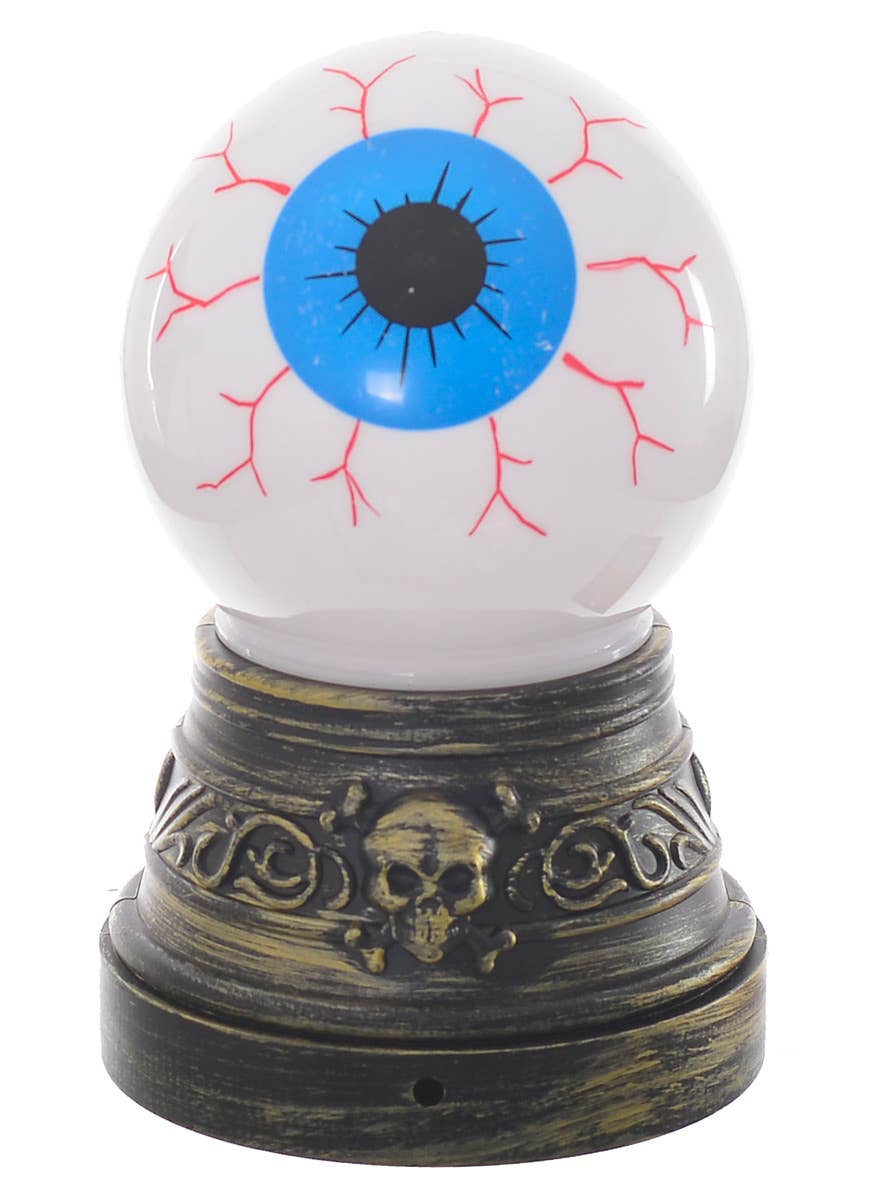 Light Up Eyeball Prop with Base | Giant Eye Halloween Decoration Prop