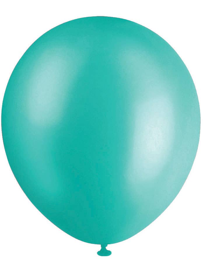 20 Pearl Teal Latex Balloons | 30cm Teal Balloons