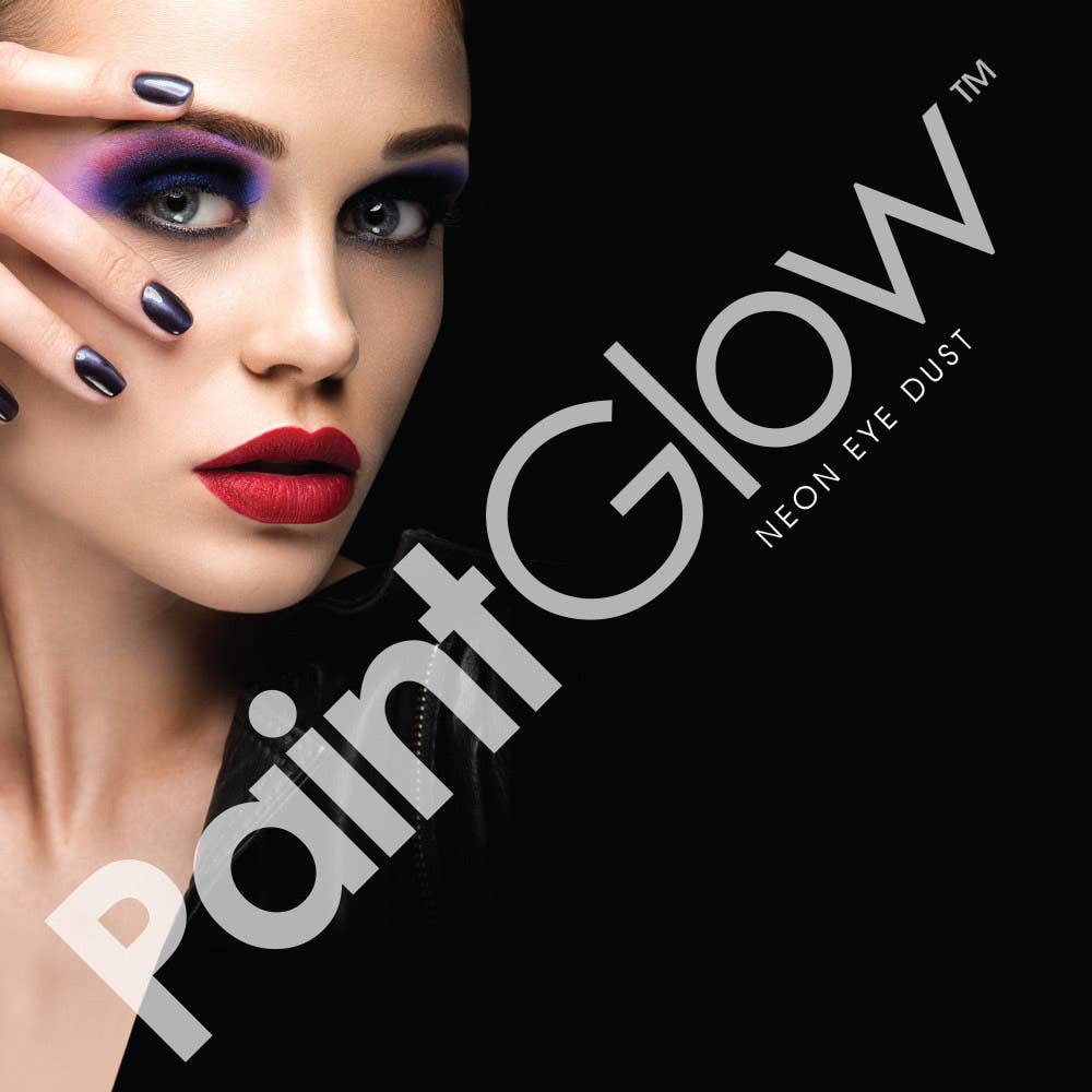 UV Reactive Neon Blue Loose Eyeshadow Pot | Neon Blue Eye Makeup