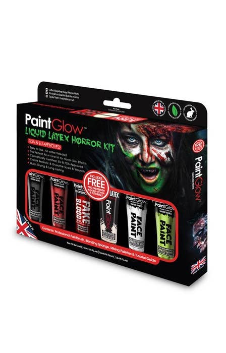 Searchanise - Liquid Latex Halloween Makeup Kit | Horror Face Paint ...