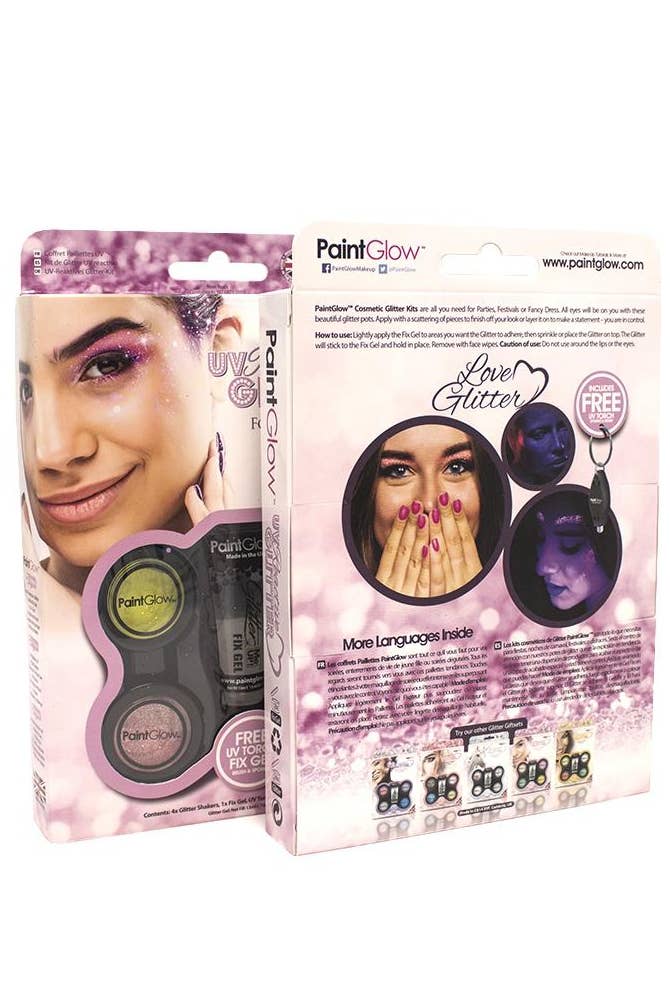 UV Reactive Loose Glitter Kit | Sparkly UV Glitter Makeup Kit