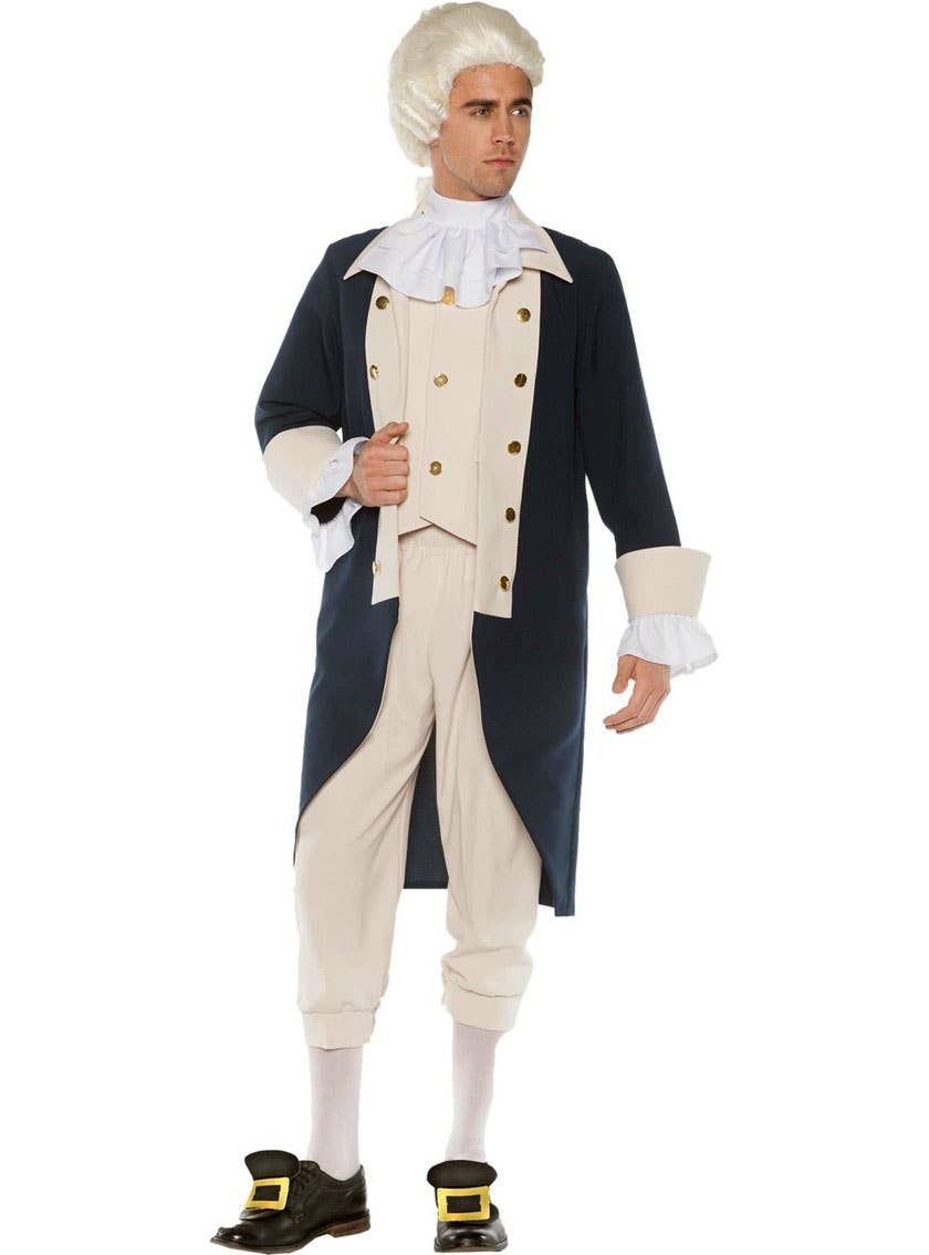 Plus Size Mens Founding Father Colonial Costume