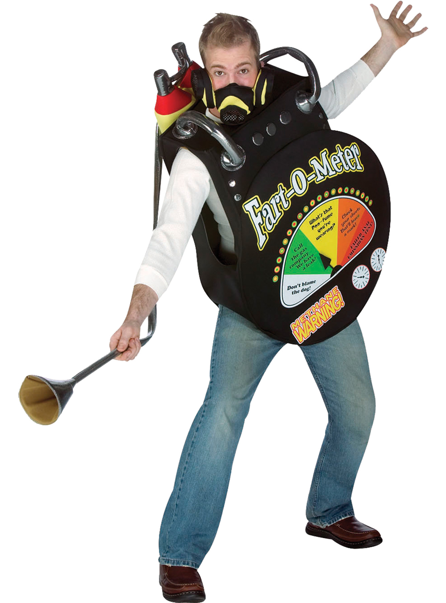 Adults Funny Fart-O-Meter Costume | Novelty Costume for Adults