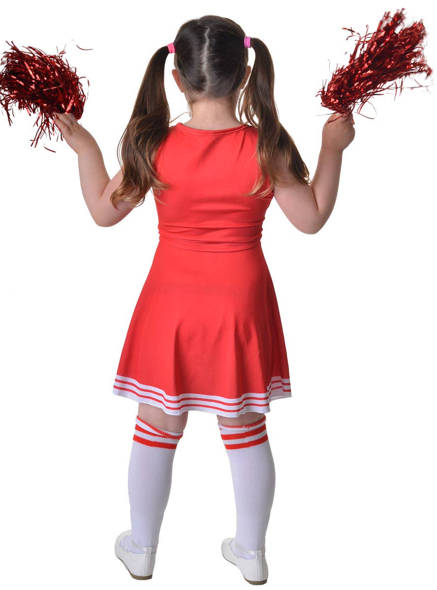 Girls Red Cheerleader Costume | Heaven Costumes