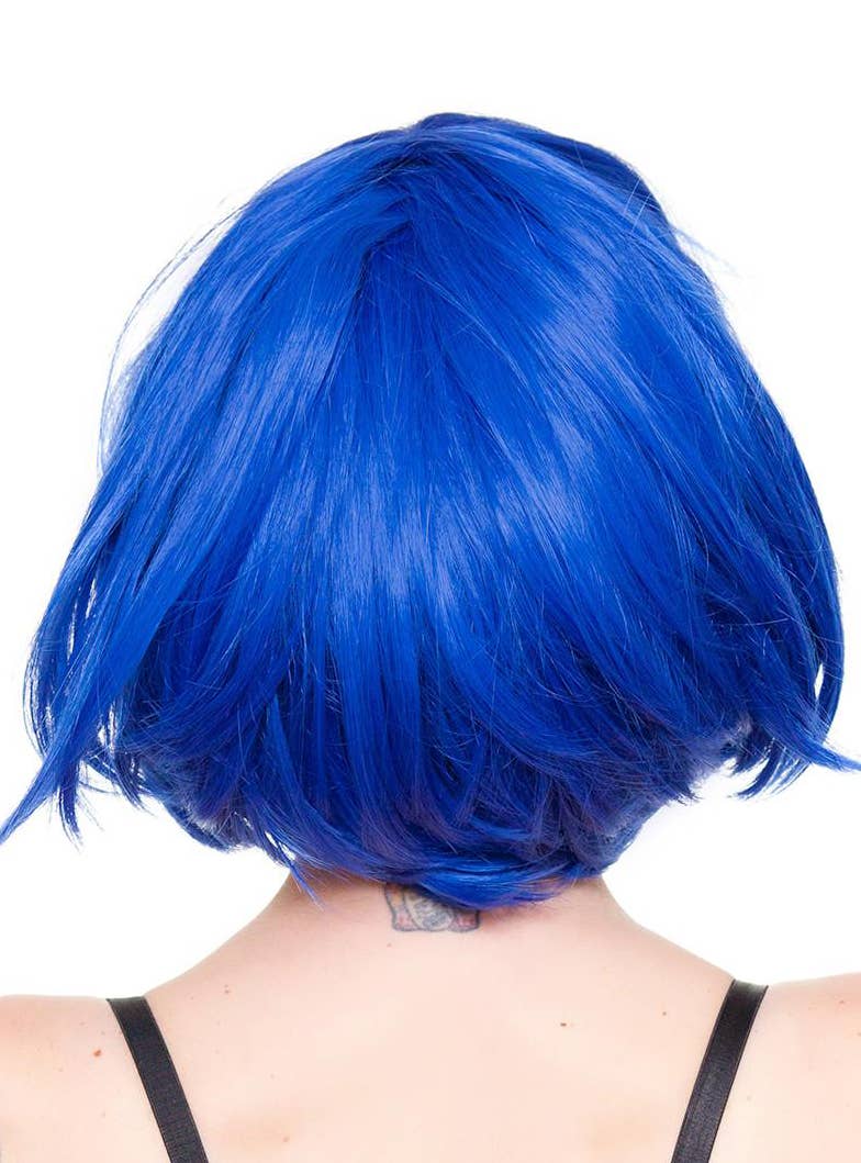 12" Royal Blue Bob Fashion Wig | Heat Resistant Royal Blue Bob Wig