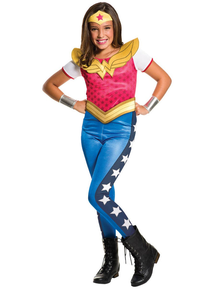 DC Girls Wonder Woman Superhero Costume | GIRLS SUPERHERO COSTUMES