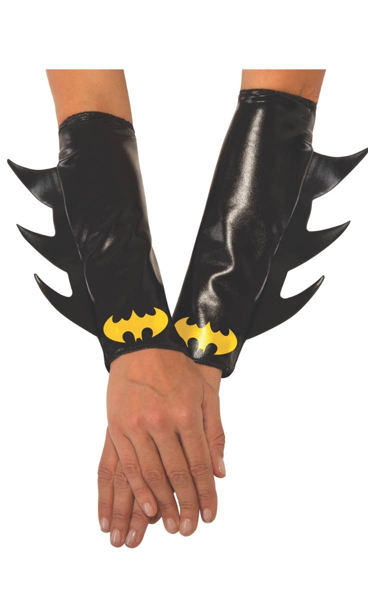 Officially Licensed Adults Batgirl Gauntlets | DC Costume Accessory