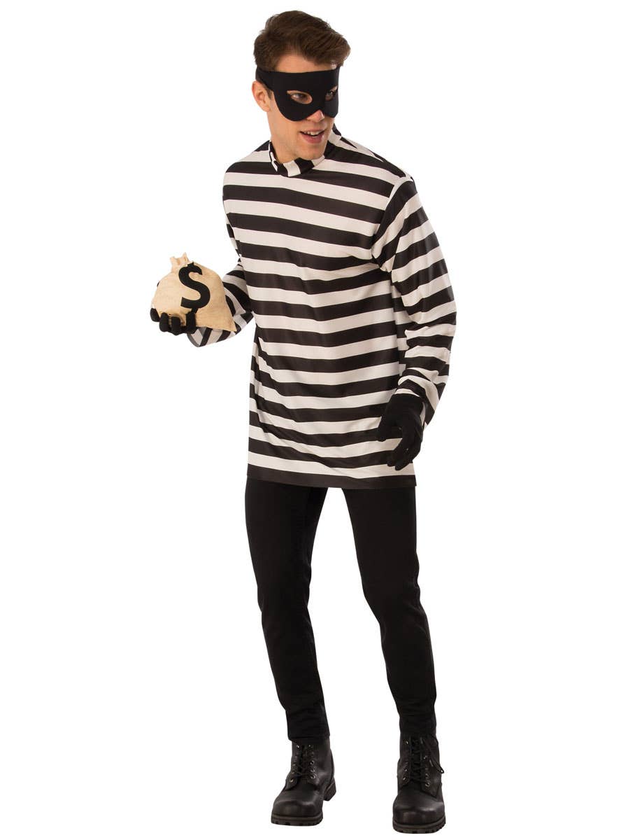 Classic Burglar Mens Costume | Burglar Dress Up Costume for Men