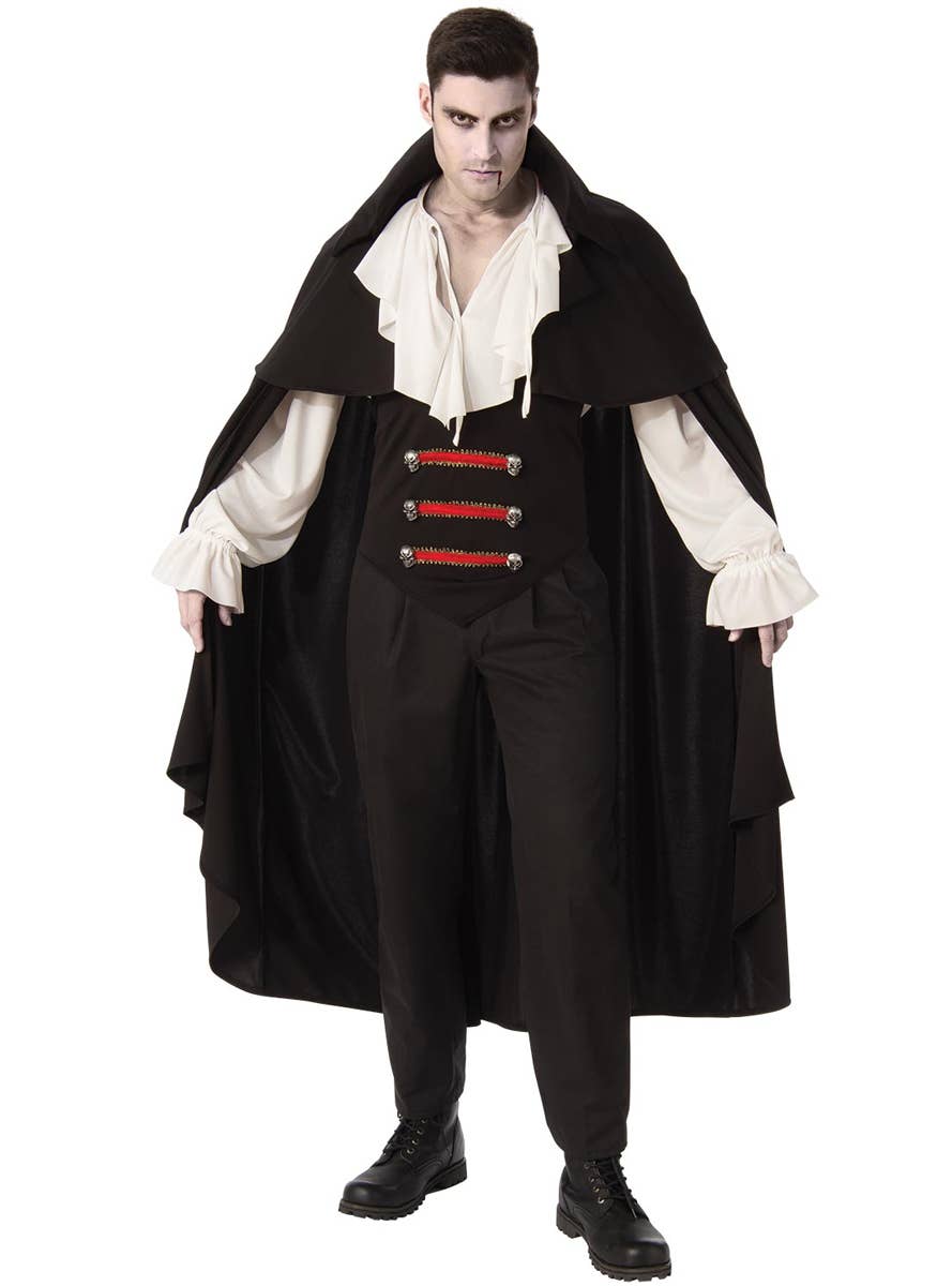 Mens Vampire Costume | Elegant Vampire Halloween Costume for Males