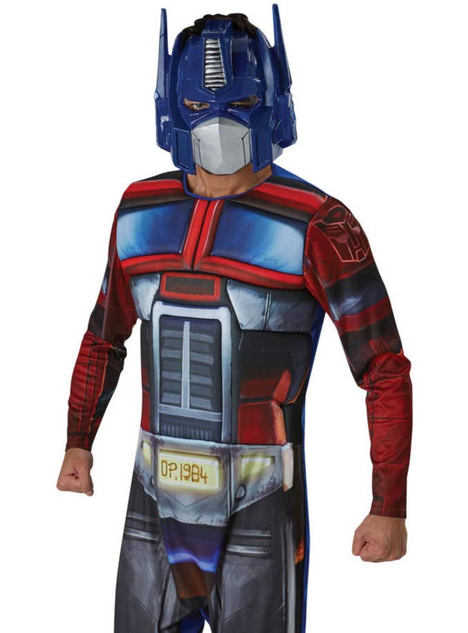 Mens Blue Optimus Prime Costume | Transformers Adults Costume
