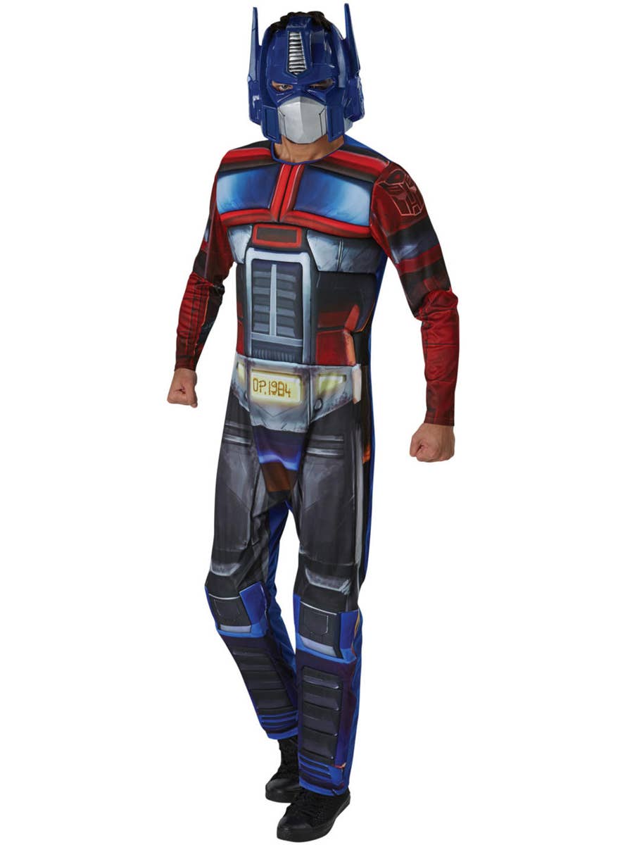 Mens Blue Optimus Prime Costume | Transformers Adults Costume