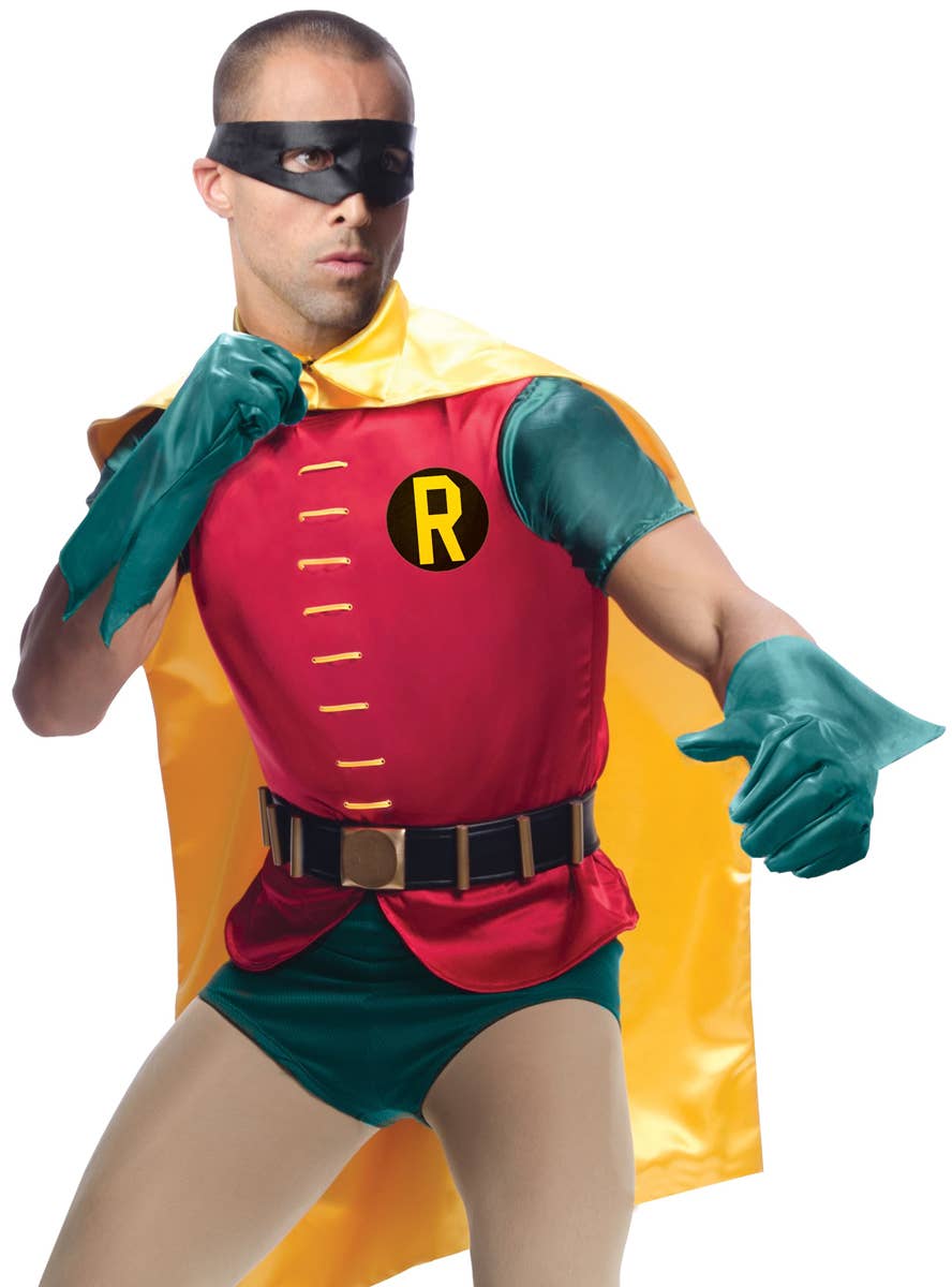 Deluxe Mens Robin Costume | Grand Heritage Robin Superhero Costume