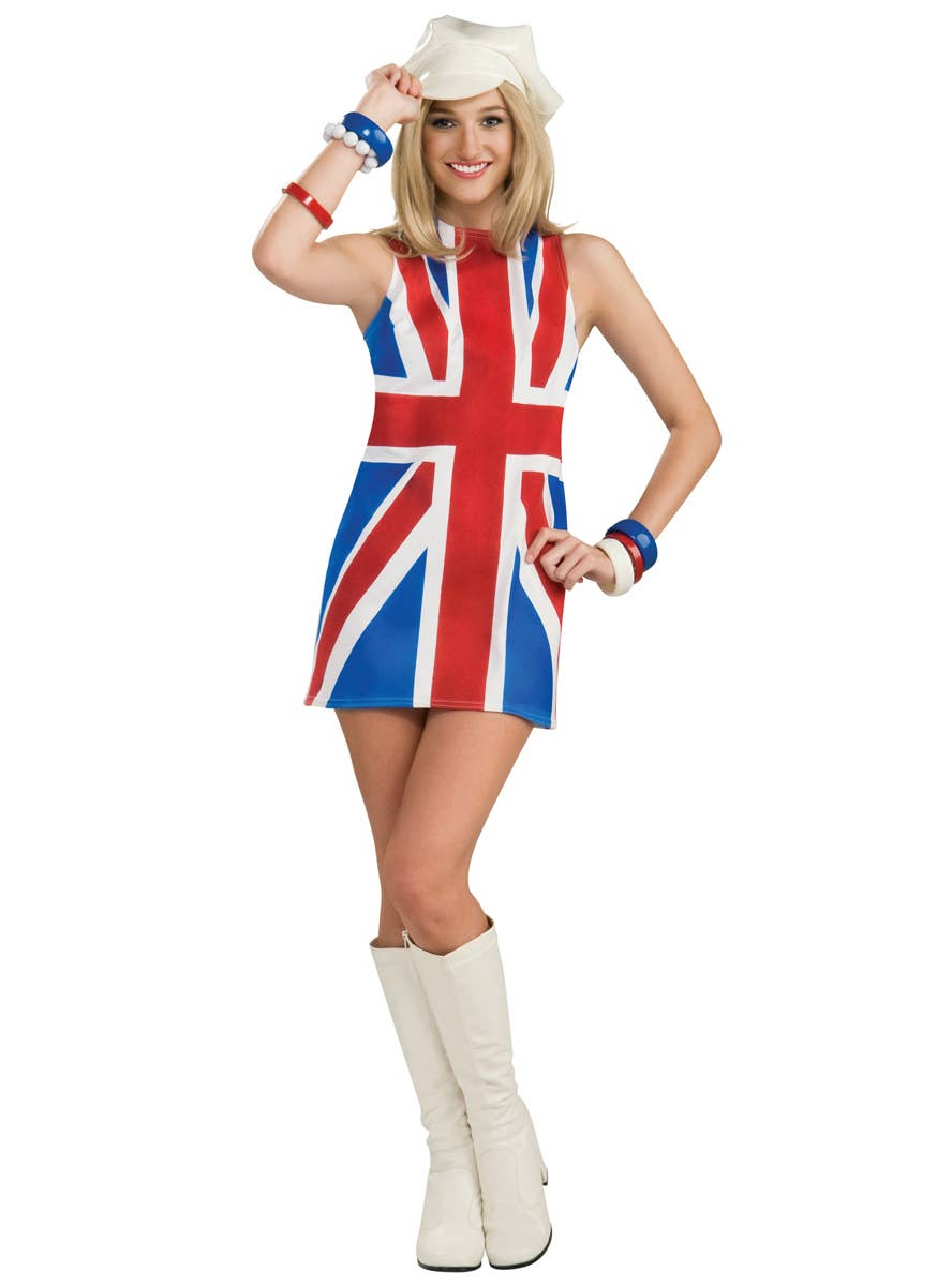 British Invasion Costume | Womens Sexy Ginger Spice Costume