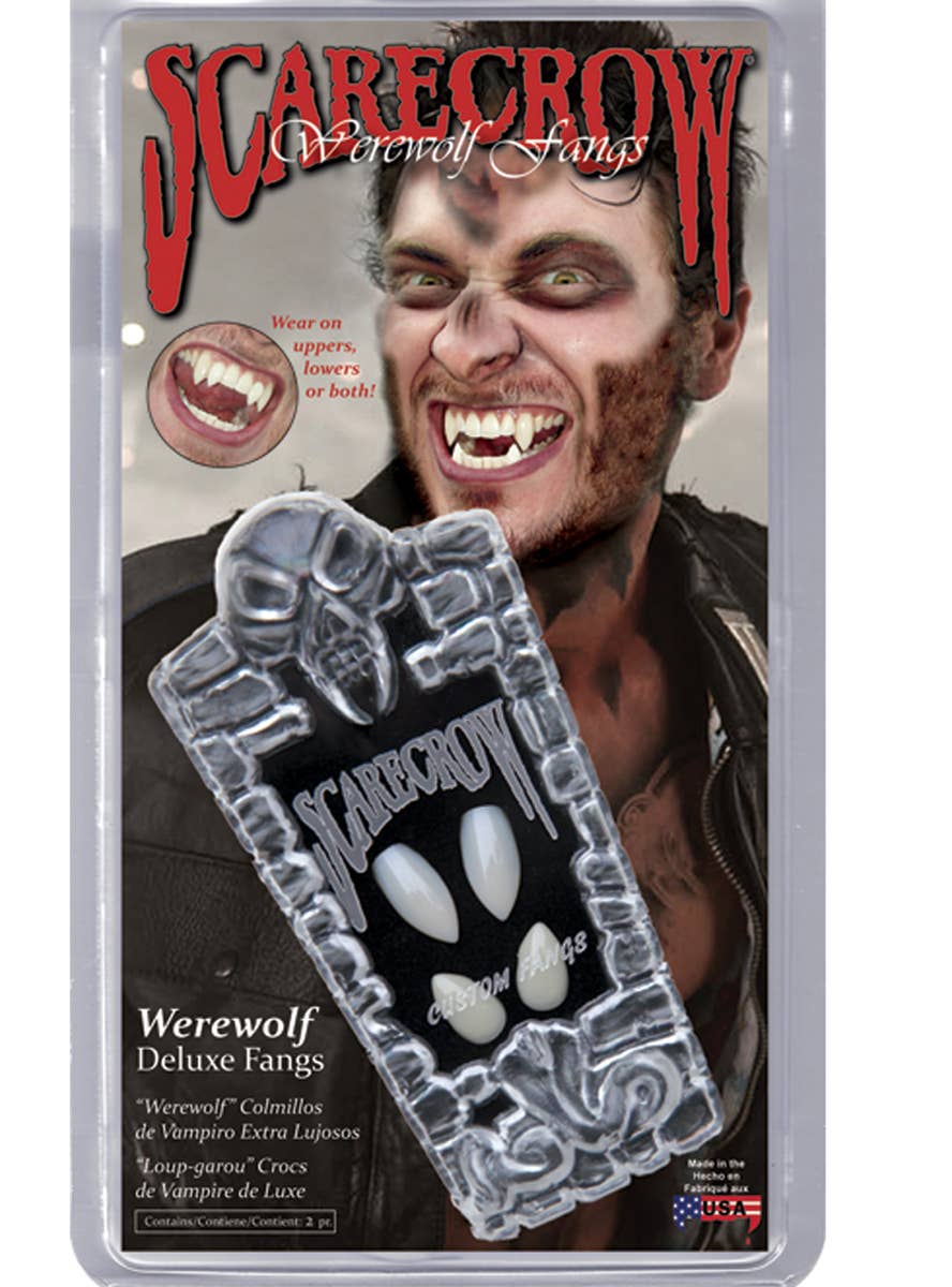 Custom Fit Werewolf Fangs | Deluxe Top and Bottom Werewolf Fangs