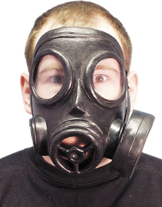 Novelty Adults Gas Mask | Toy Gas Mask Halloween Costume Accessory