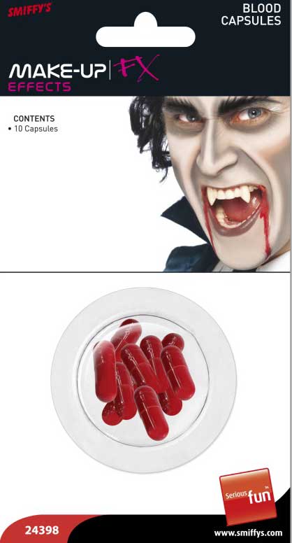 Liquid Blood Capsules | Fake Vampire Blood Capsules
