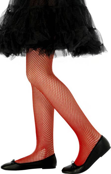 Kids Costumes | BRed Fishnet Costume Stocking For Kids | Gilrs Tights