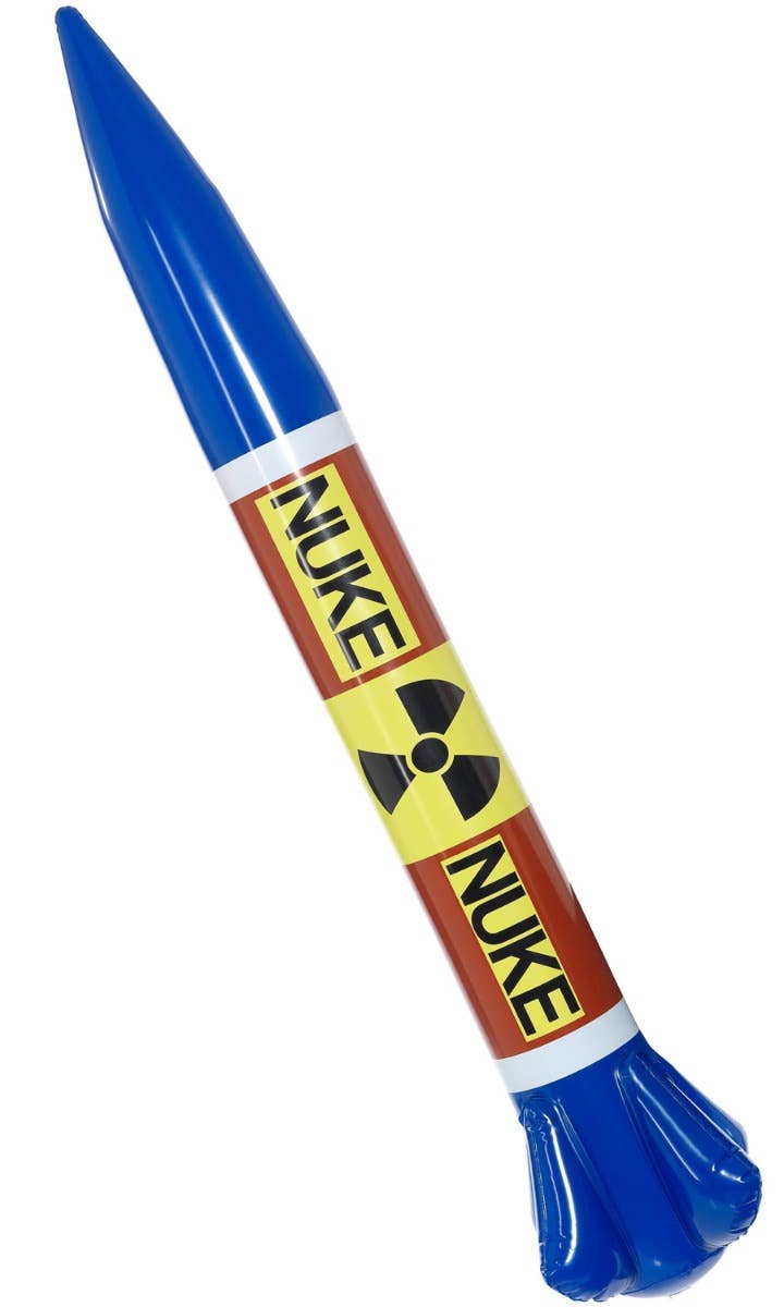 Inflatable Nuke Costume Accessory | Nuclear Missile Costume Prop