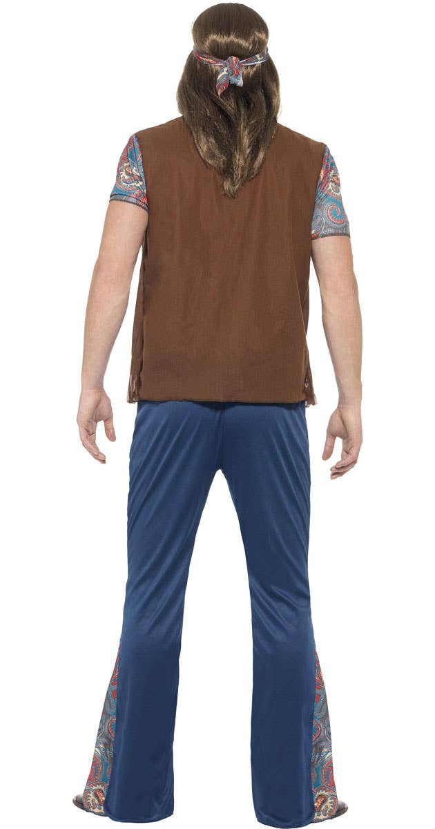 Brown Fringed Hippie Costume | Mens 1960s Orion the Hippie Outfit
