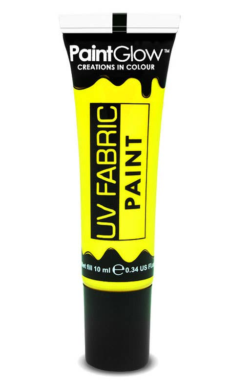 Neon Yellow Blacklight Fabric Paint | Fluro Yellow Fabric Paint
