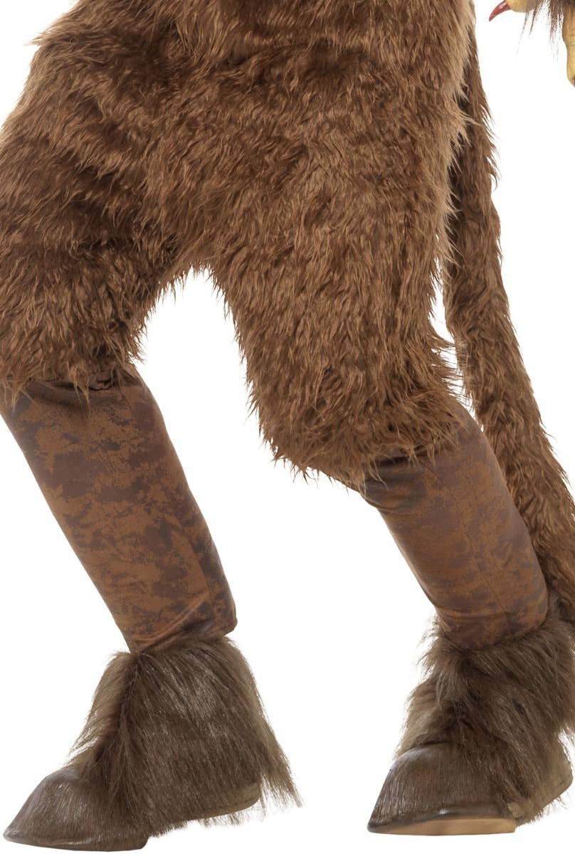 Furry Mens Christmas Krampus Hoof Boot Covers | CHRISTMAS ACCESSORIES