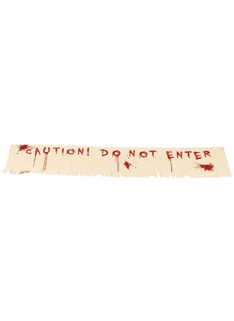 Do Not Enter Bloody Banner | Do Not Enter Halloween Decoration Sign