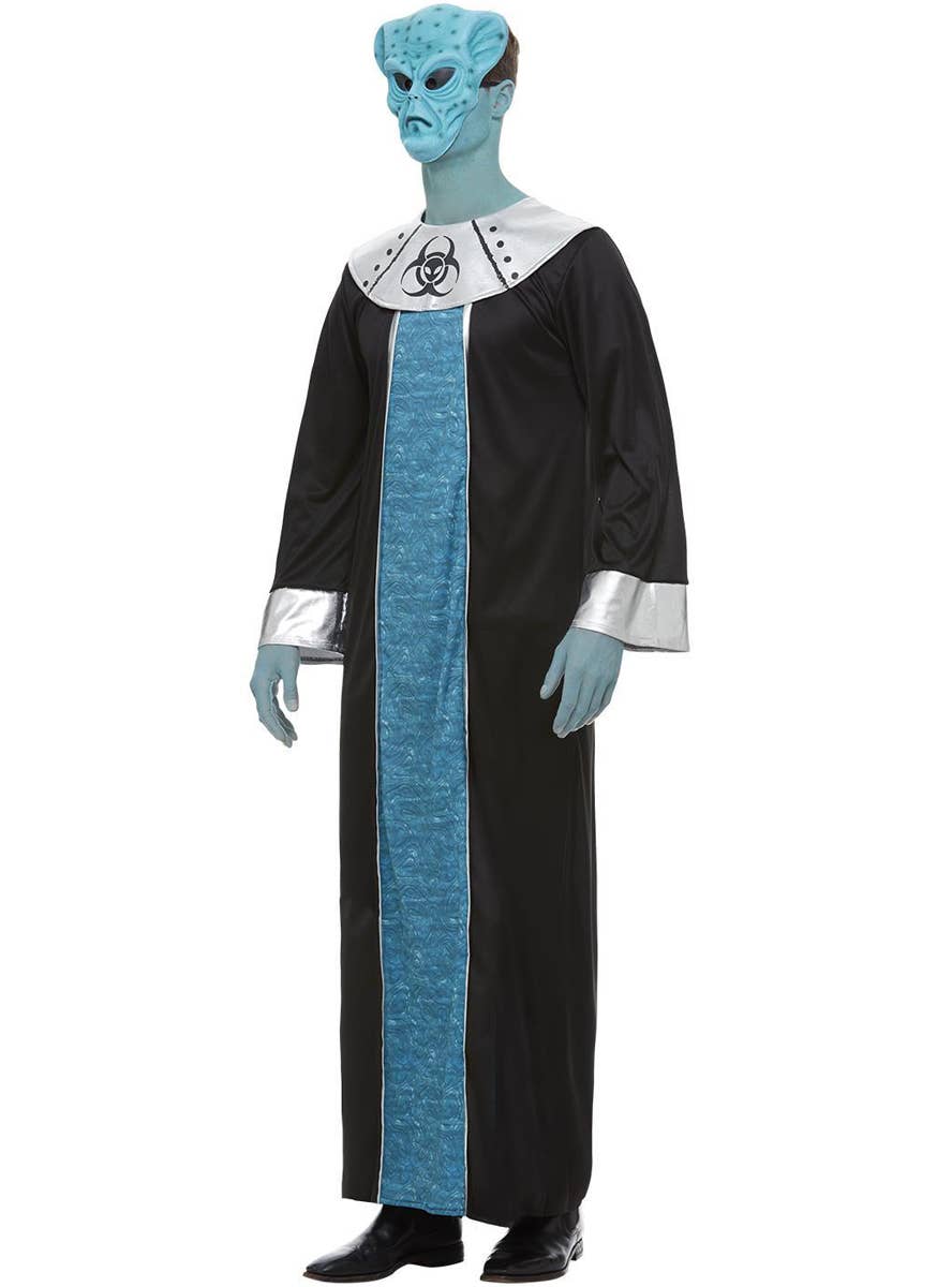 Alien Lord Spaceman Costume | Mens Blue Martian Book Week Costume