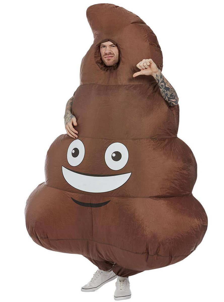 Poop Costume | Inflatable Adults Poop Emoji Party Costume